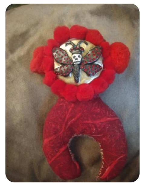 8 and a Half Inch Tall Doll Death Moth Faced Doll Death Moth Moth Doll ...