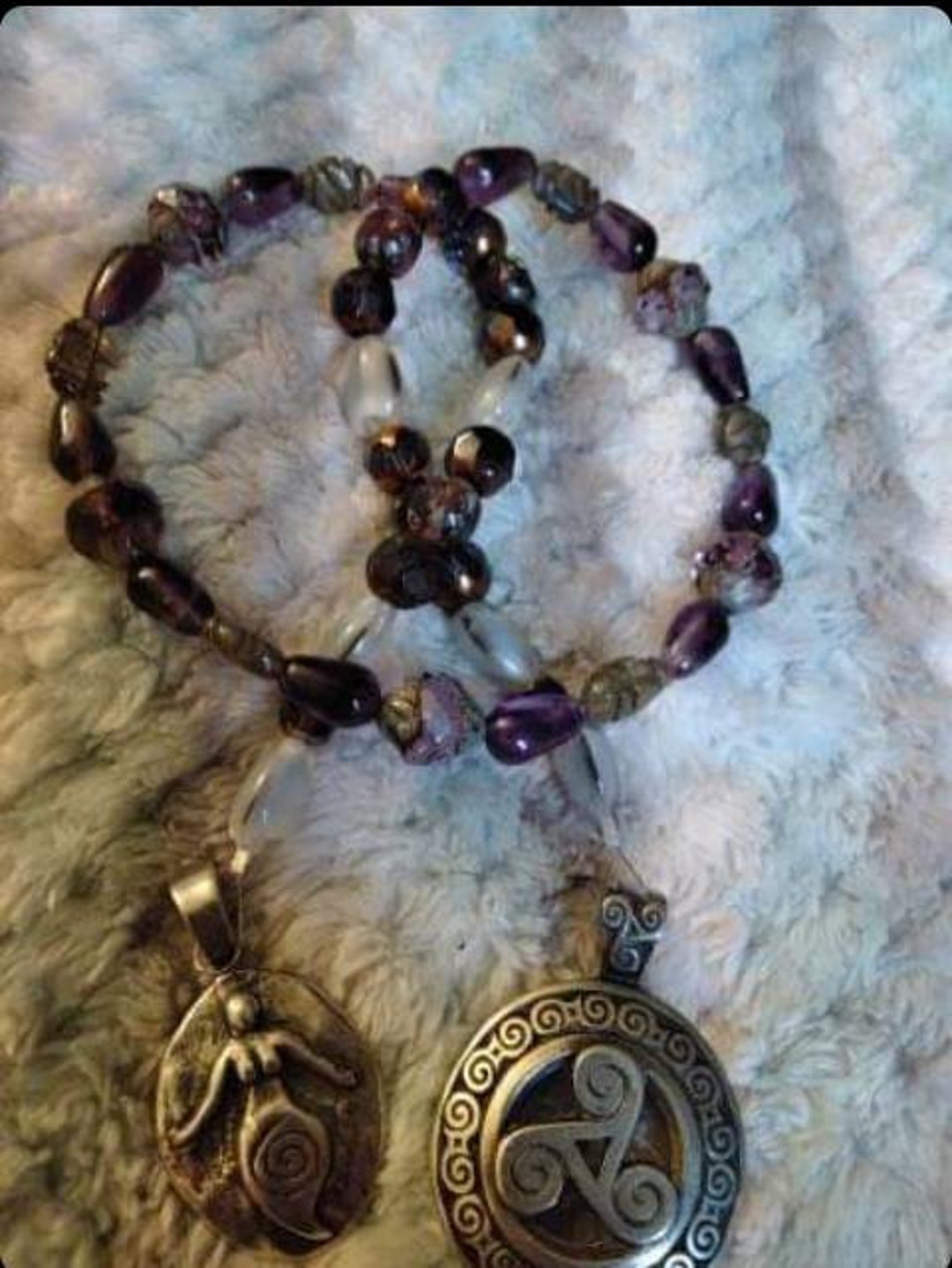 Spiral Goddess Triskalia Prayer Beads Meditation Beads Counting Beads ...