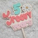 Groovy Birthday Cake Topper - Etsy