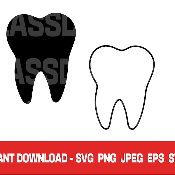 Tooth Decal - Etsy