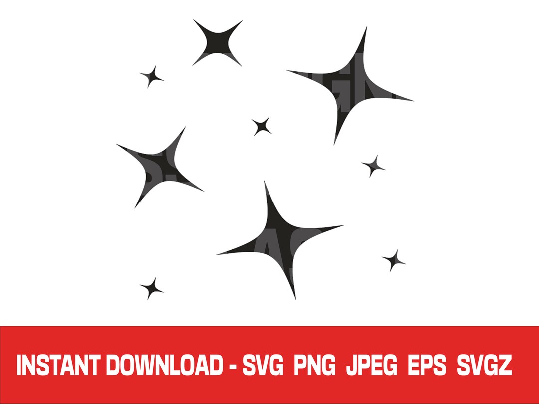 Sparkle Svgs, Sparkle SVG, Sparkletexture Svgs, Sparkle, One Color ...