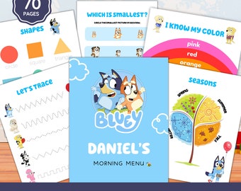 Basic Morning Menu Homeschool, Preschool Morning Menu, Toddler Morning ...