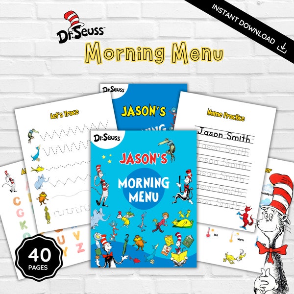 Dr Seuss Character - Etsy