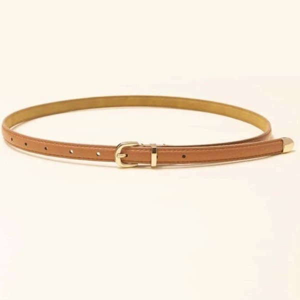 Camel Leather Belt - Etsy