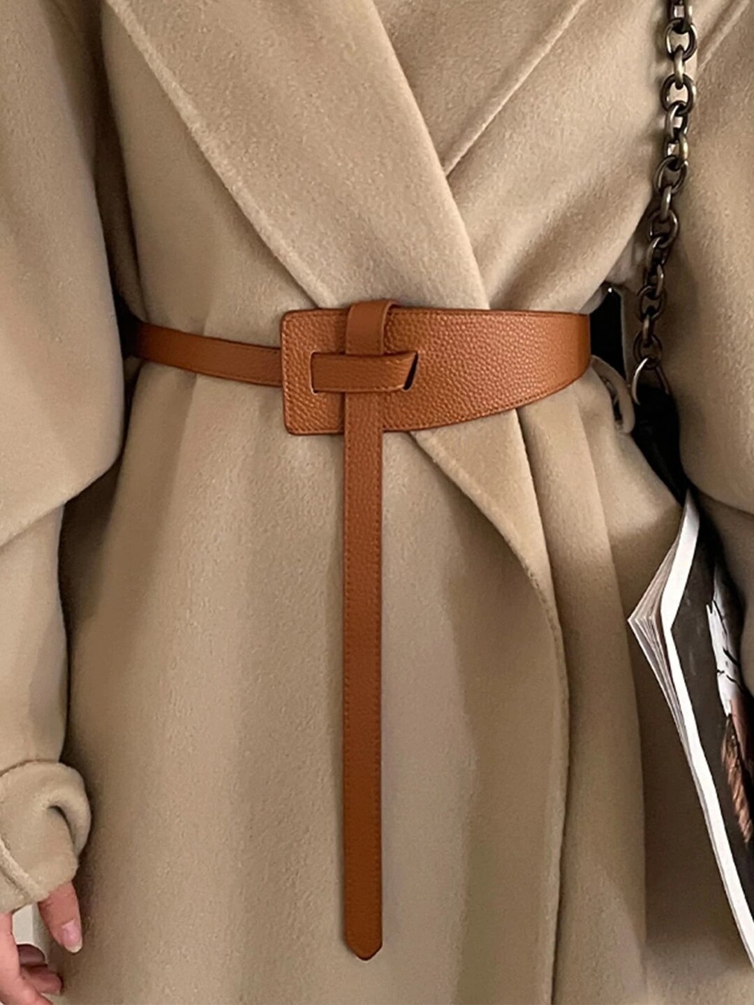 Camel Knot Belt Bowknot Belt Camel Belt - Etsy