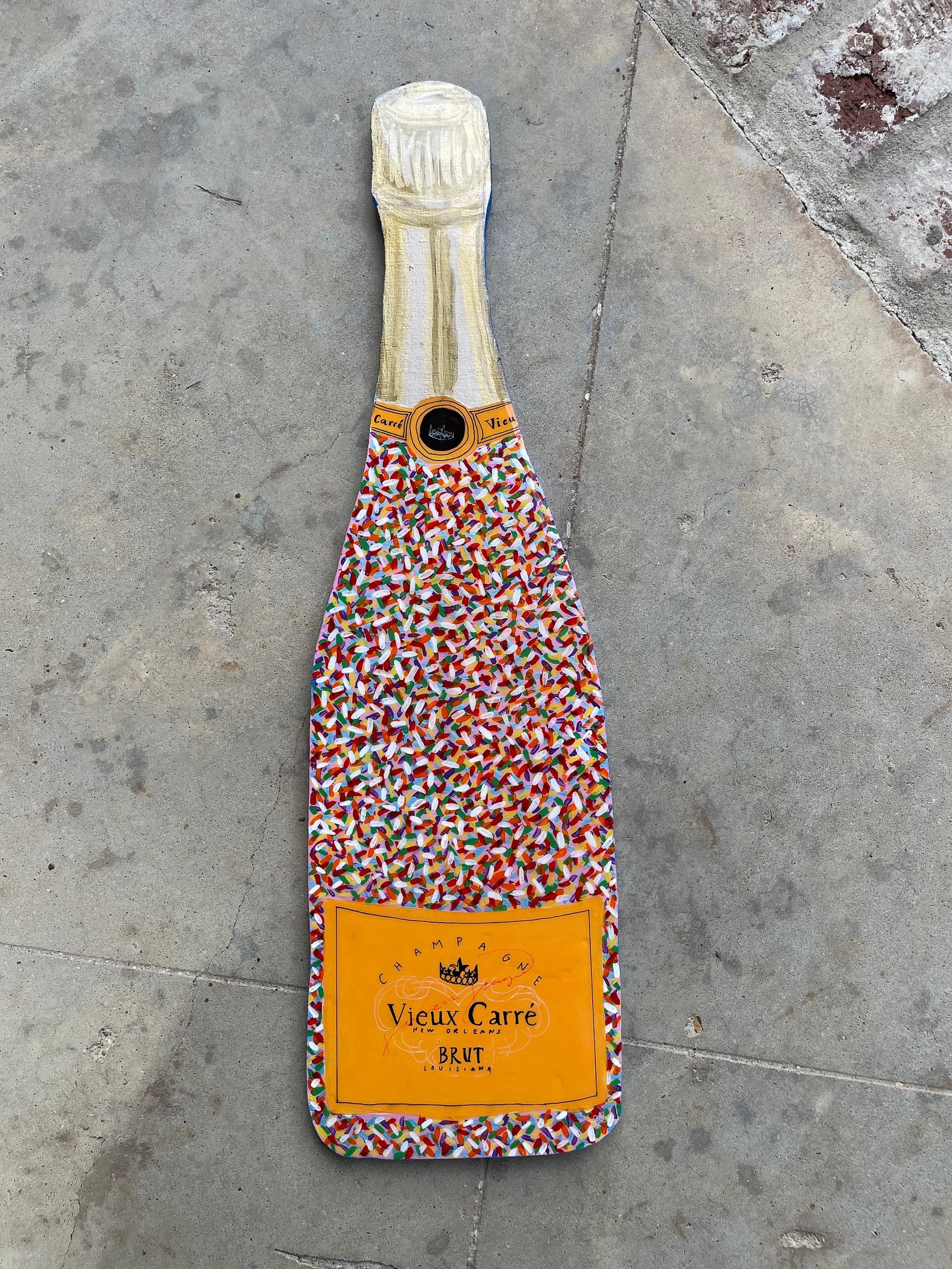 Champagne Veuve Home Decor Wall Decor Custom Champagne Bottle Wedding ...