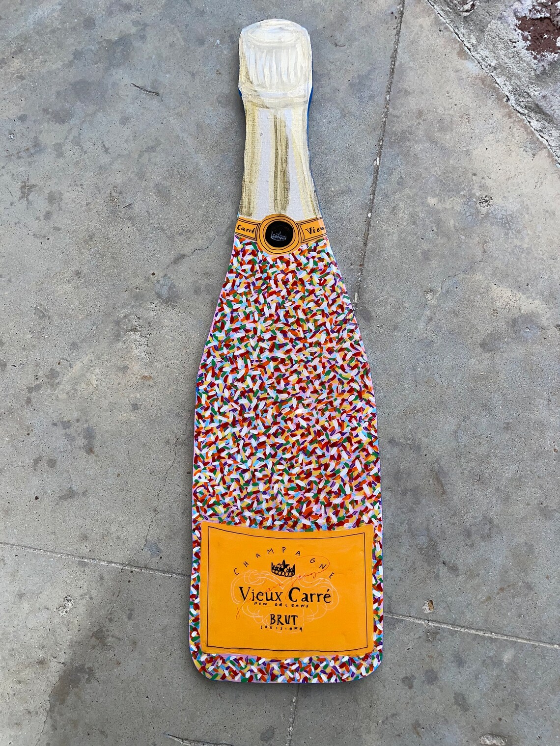 Champagne Veuve Home Decor Wall Decor Custom Champagne Bottle Wedding ...
