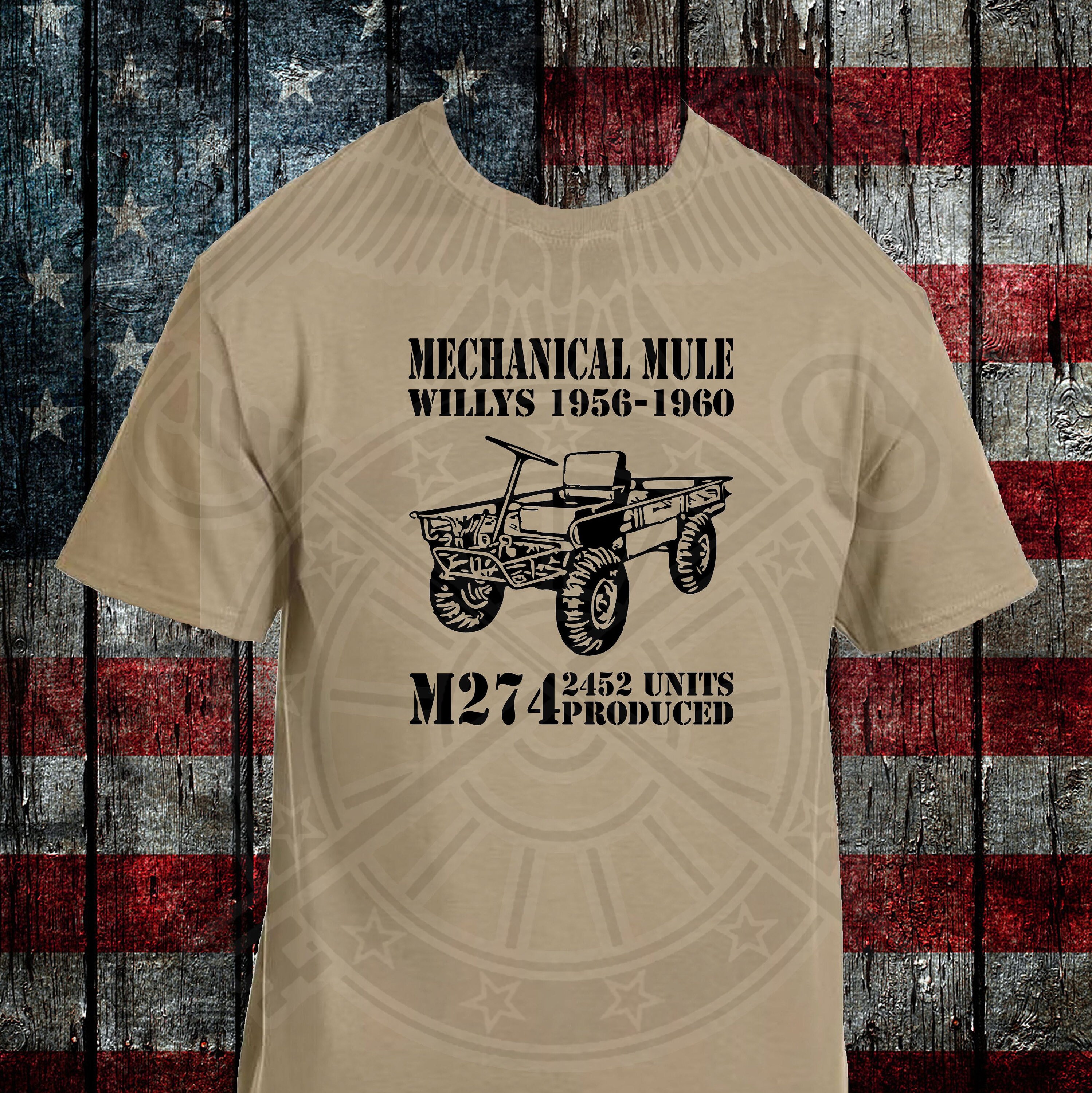 Willys M274 Mechanical Mule Military Vehicle Vietnam War T-shirt - Etsy