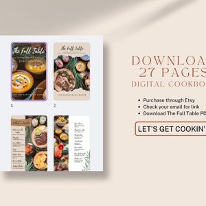 The Full Table Digital Cookbook by Gracie’s Cakes, Fall Meals, Holiday ...