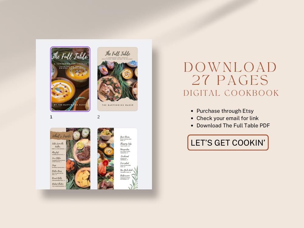 The Full Table Digital Cookbook by Gracie’s Cakes, Fall Meals, Holiday ...