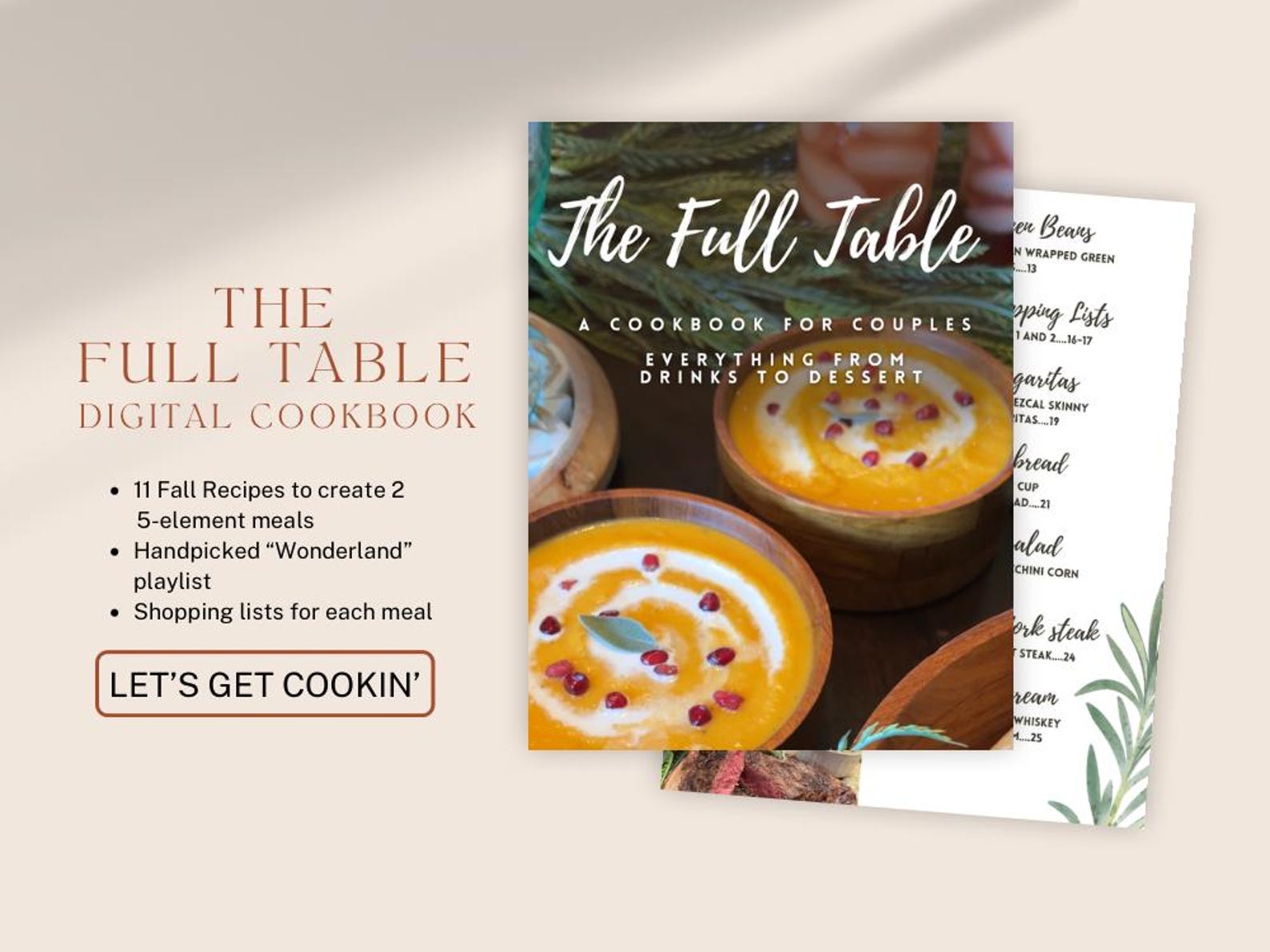 The Full Table Digital Cookbook by Gracie’s Cakes, Fall Meals, Holiday ...