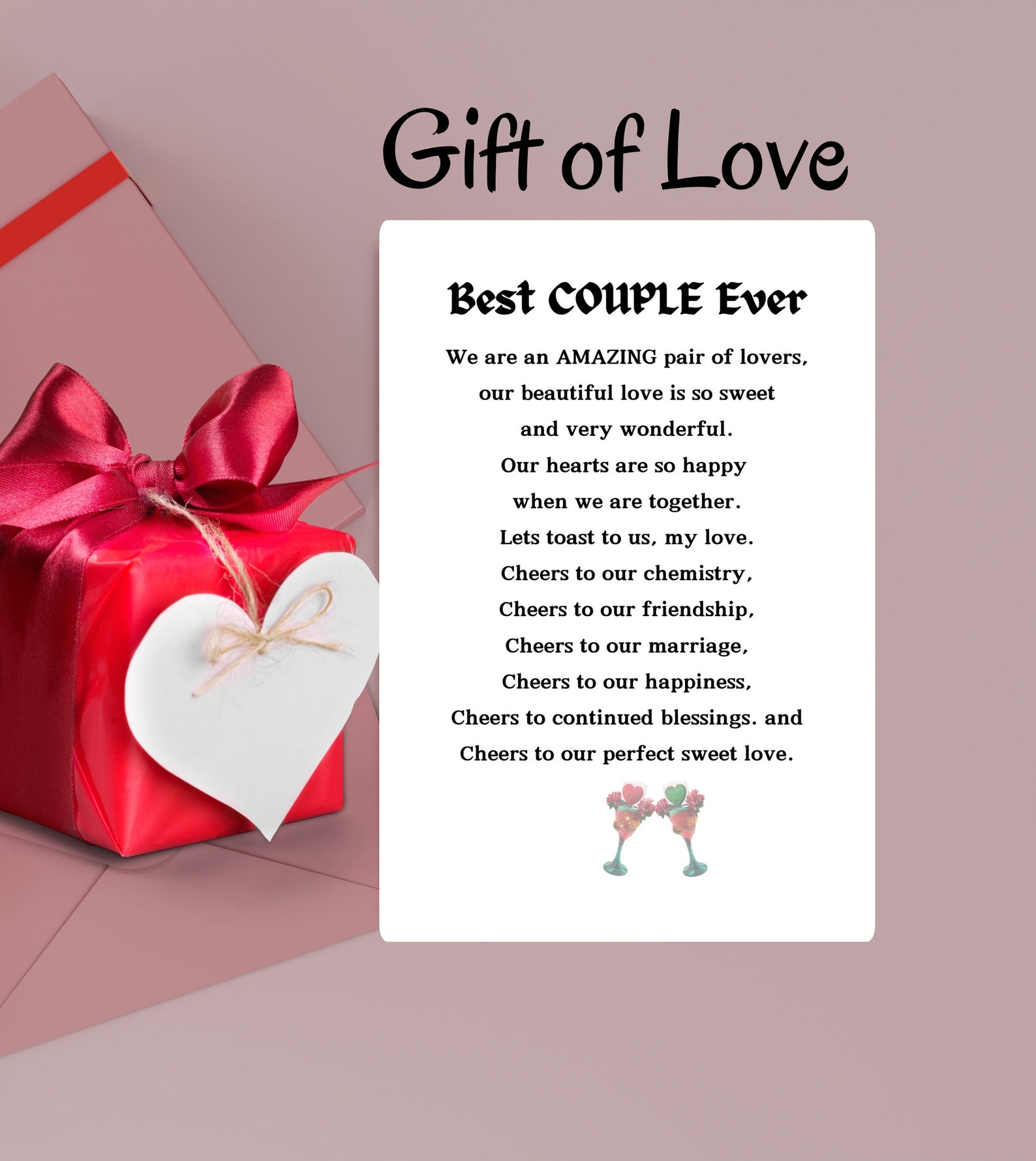 Heartfelt Couples Poem Customized Love Poetry Thoughtful Anniversary ...