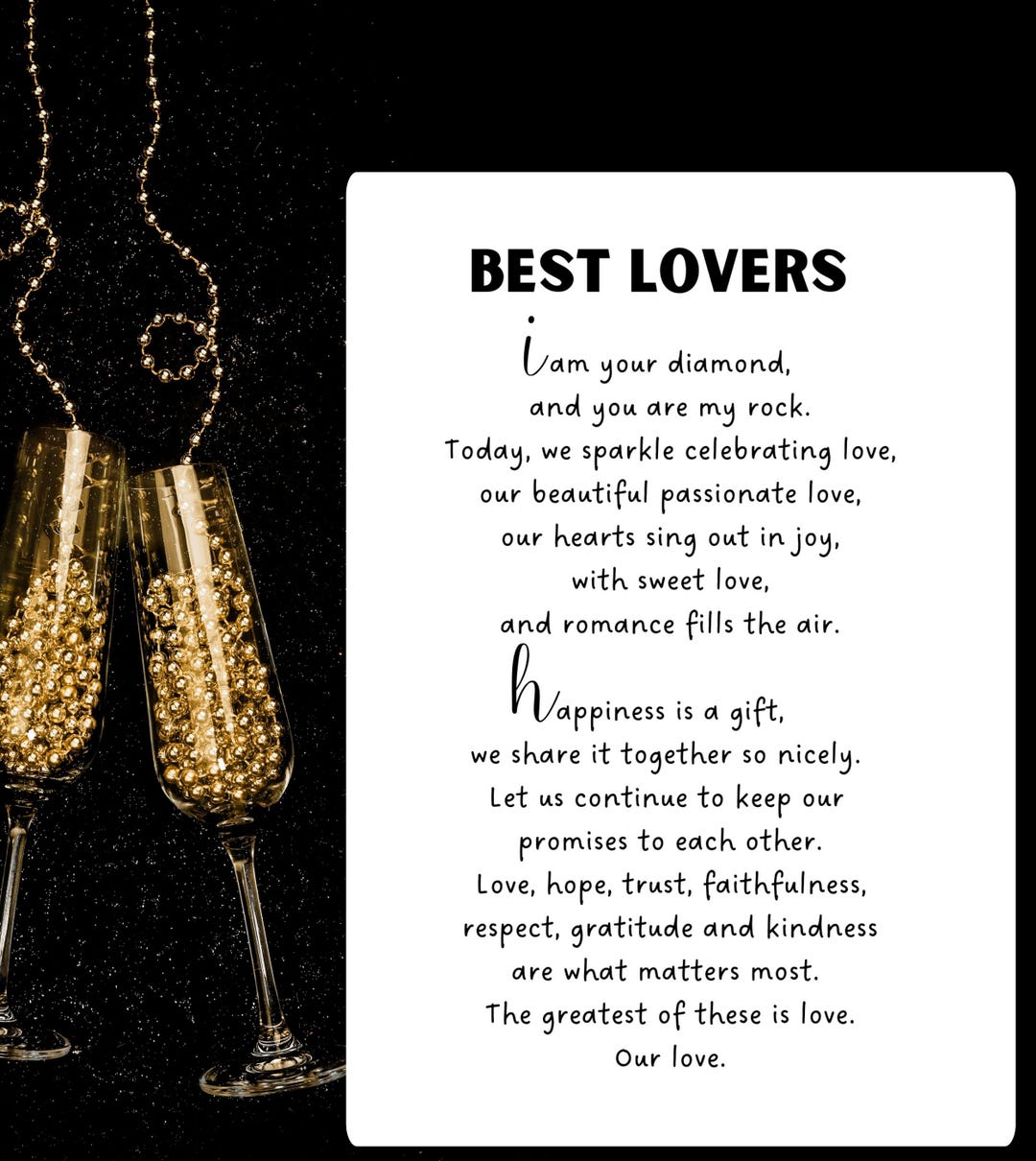 Romantic Couple Poem: Wedding Day Gift (PDF Pattern) - Etsy