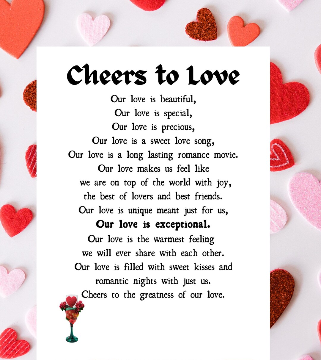 Romantic Poem | Gifts for Couples | Wall Art | Love Poetry ...