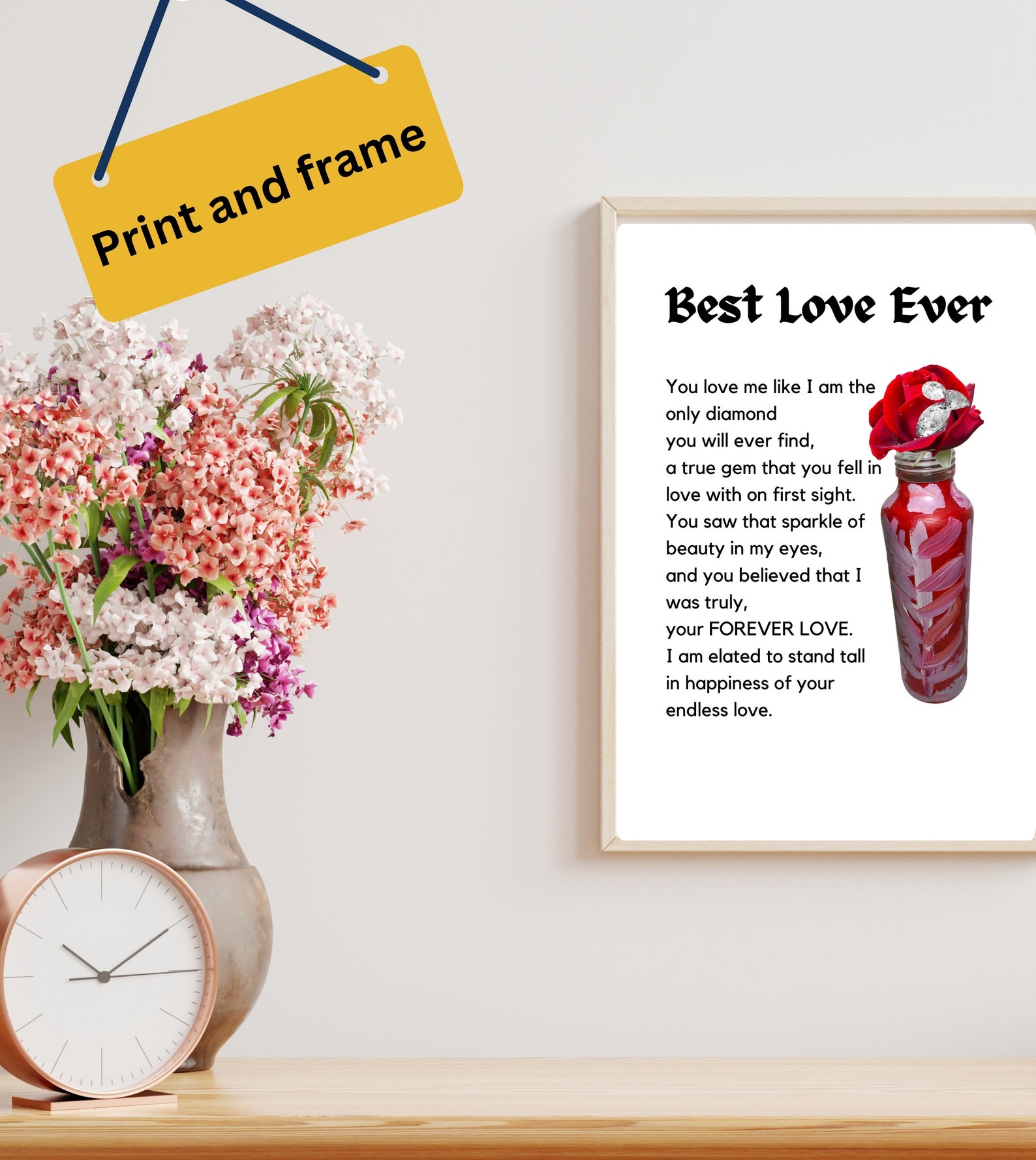 Custom Wedding Poetry Gift: Personalized Love Poem (digital Download ...