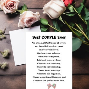 Heartfelt Couples Poem Customized Love Poetry Thoughtful Anniversary ...