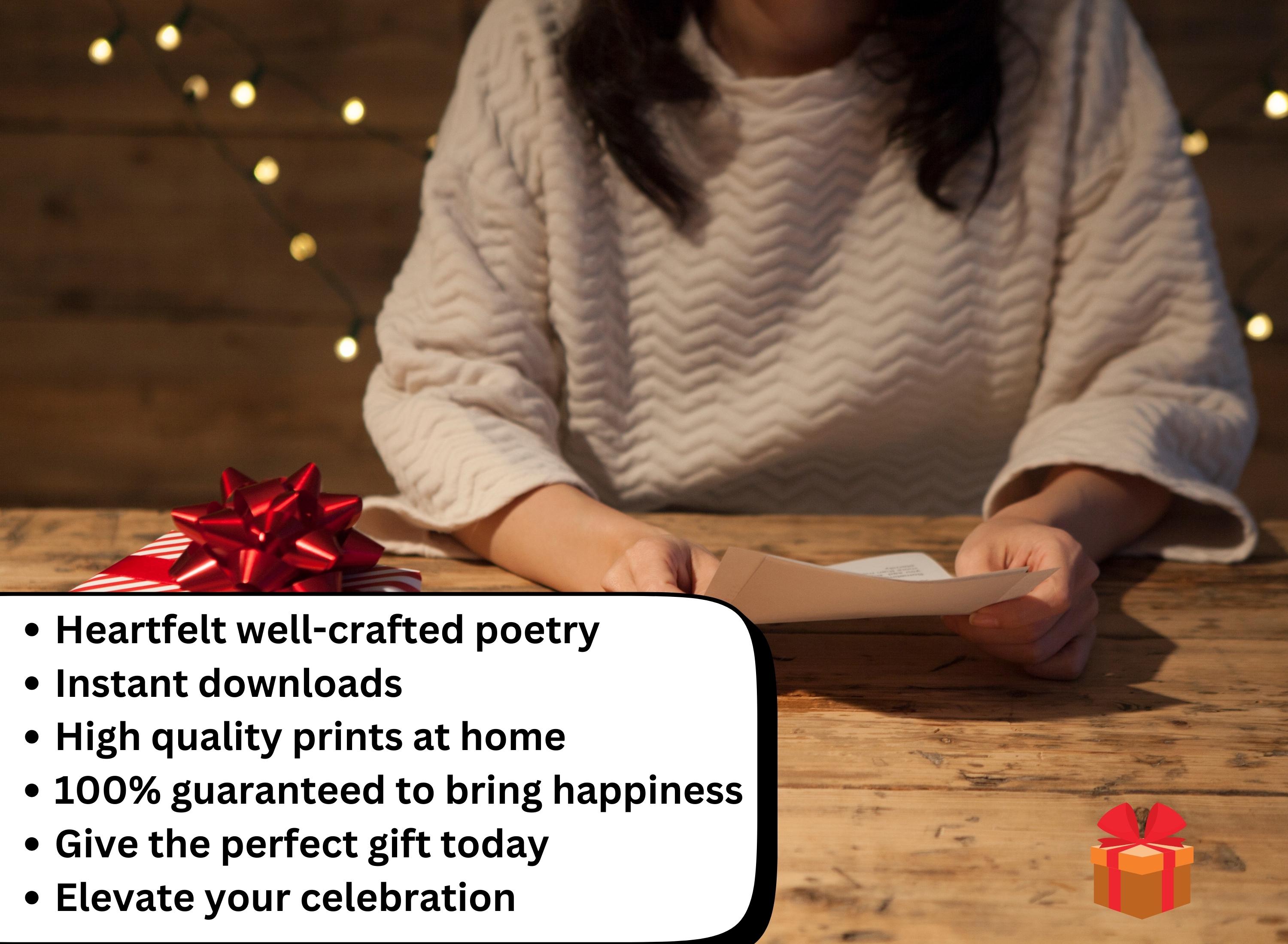 Personalized Love Poem Gift: Custom Anniversary Poetry (PDF) - Etsy