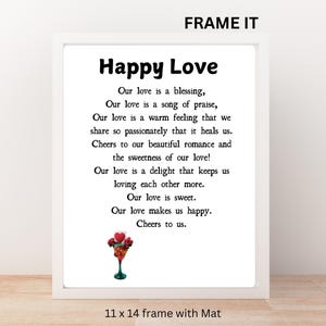 Love Poem Art Print: Romantic Gift for Wife (PDF) - Etsy