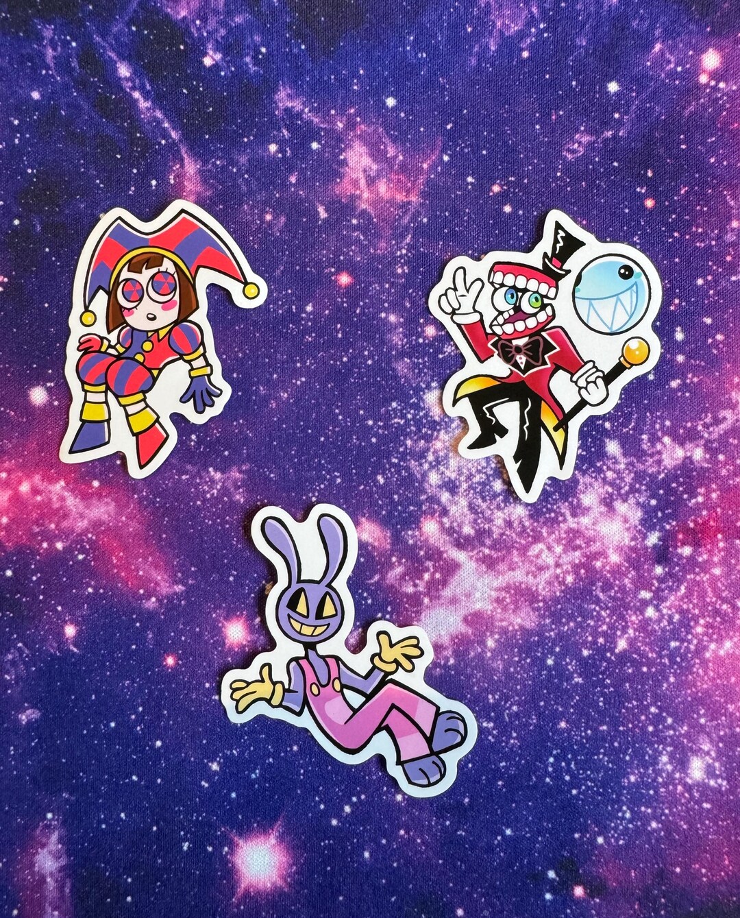 Digital Circus Trio Stickers - Etsy