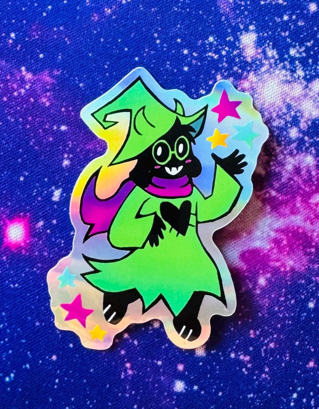Deltarune Ralsei Holographic Sticker - Etsy