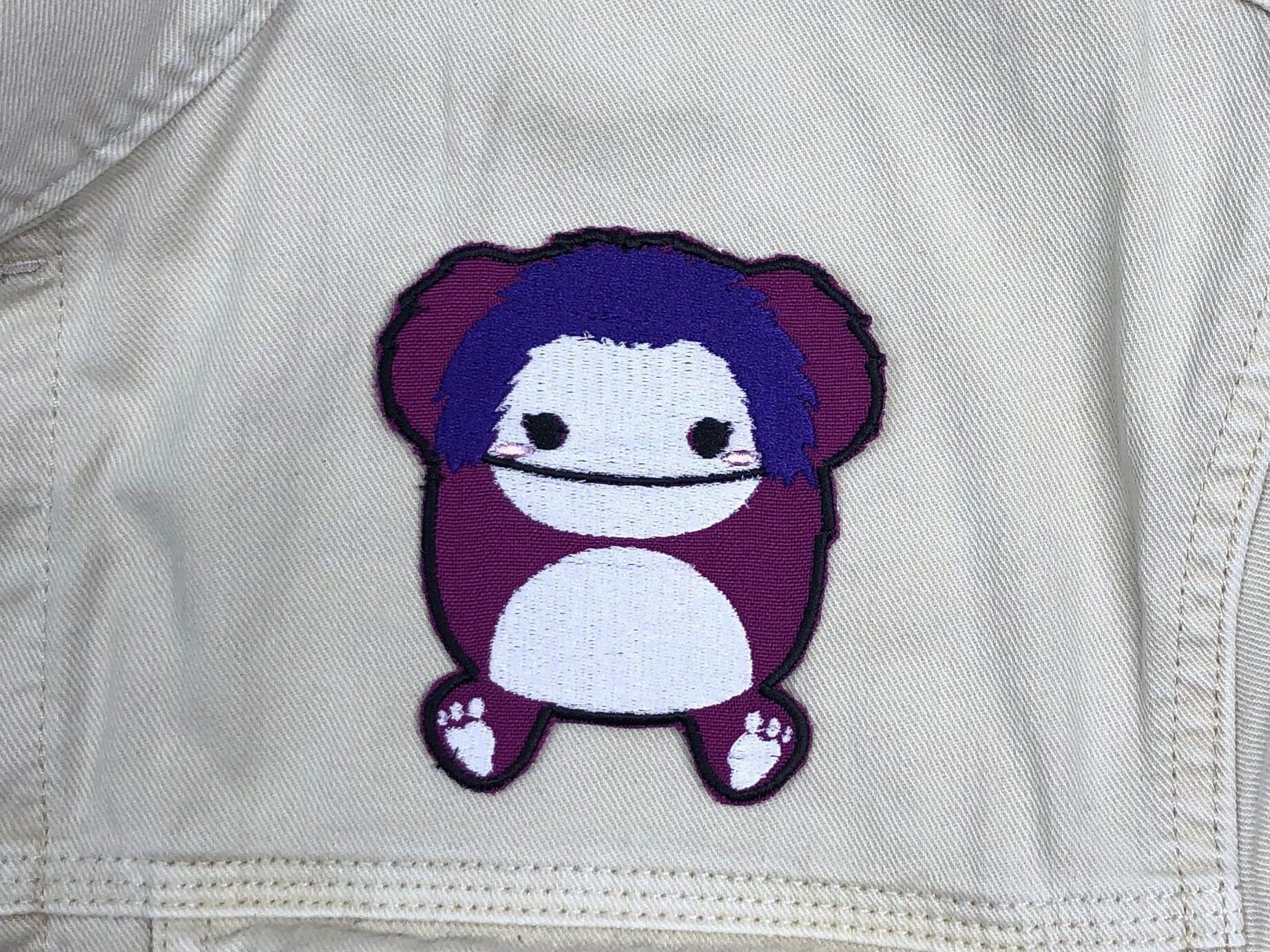 Purple Brina Bigfoot Squishmallow - Iron on Patch - Etsy