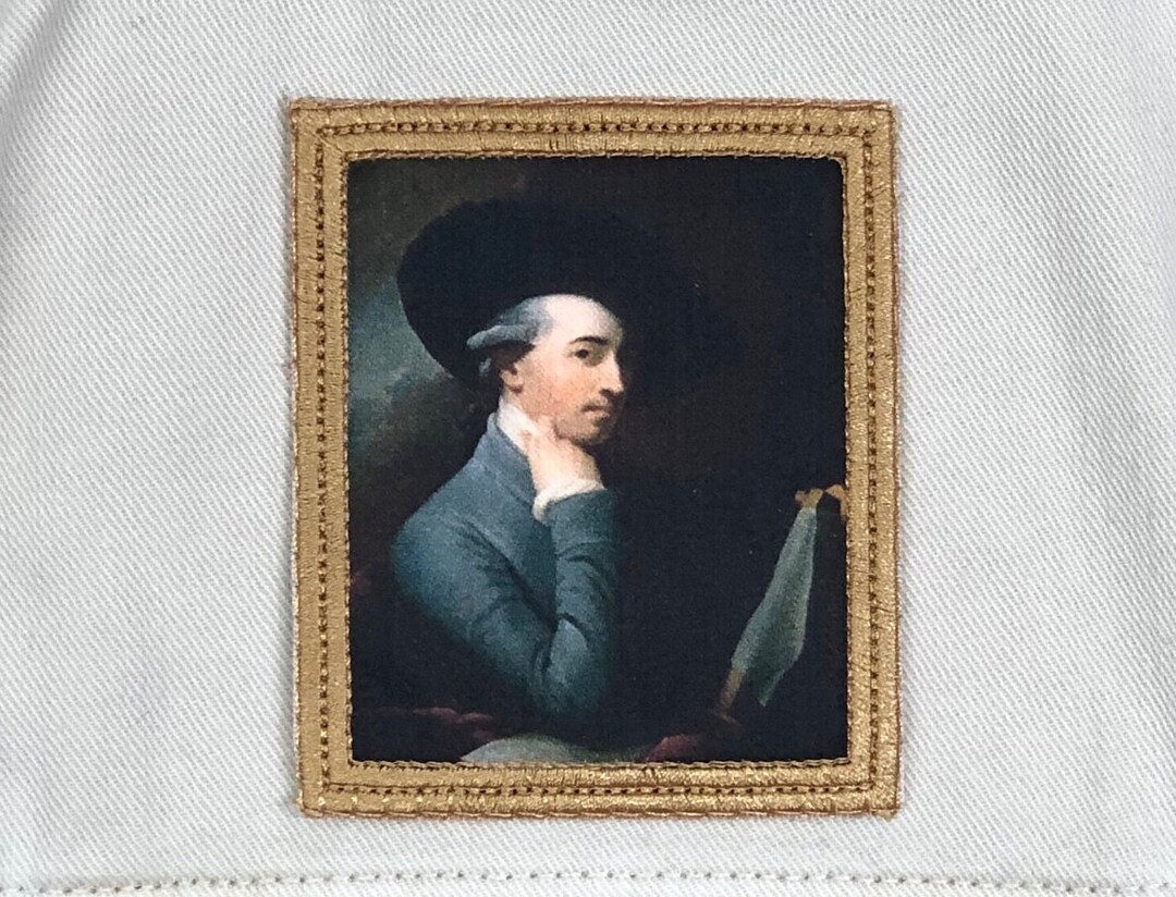 Benjamin West, Self Portrait - Iron on Patch - Etsy