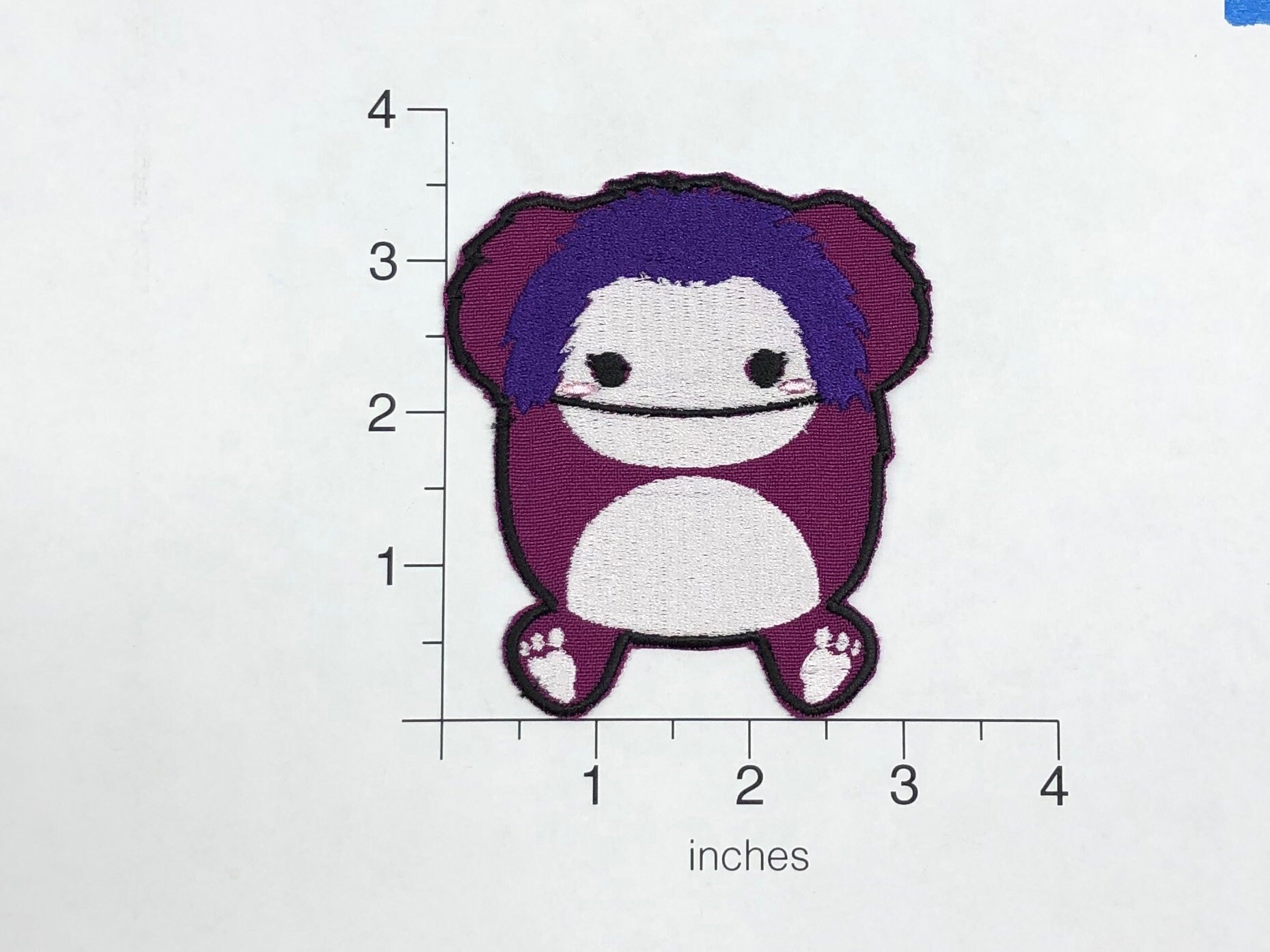 Purple Brina Bigfoot Squishmallow - Iron on Patch - Etsy