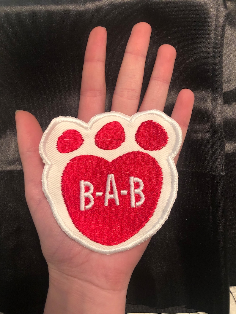 Build A Bear Paw Patch Iron on Patch - Etsy