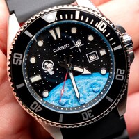 Casio MDV106-1AV, Duro, Custom Magnifier Window, S/steel Watch, 200 ...