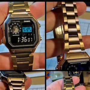 Modified Casio AE-1200 "full Moonshine" Bronze Color Case Hydromod ...