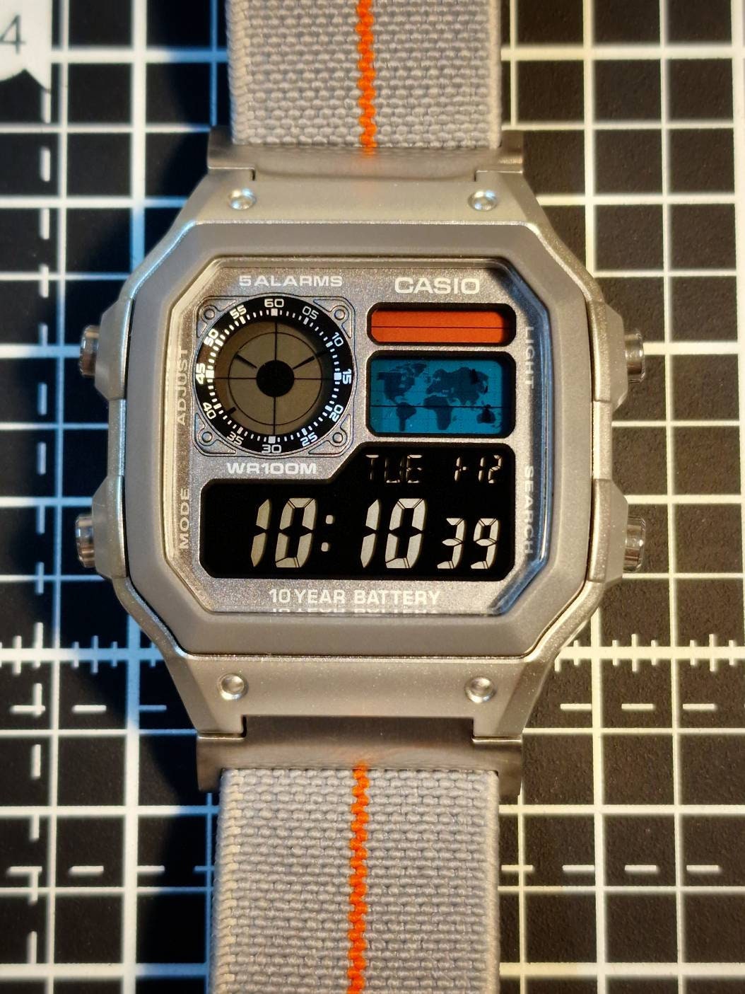 Modified Watch Based on Casio AE-1200 Hydromod Watch - Etsy