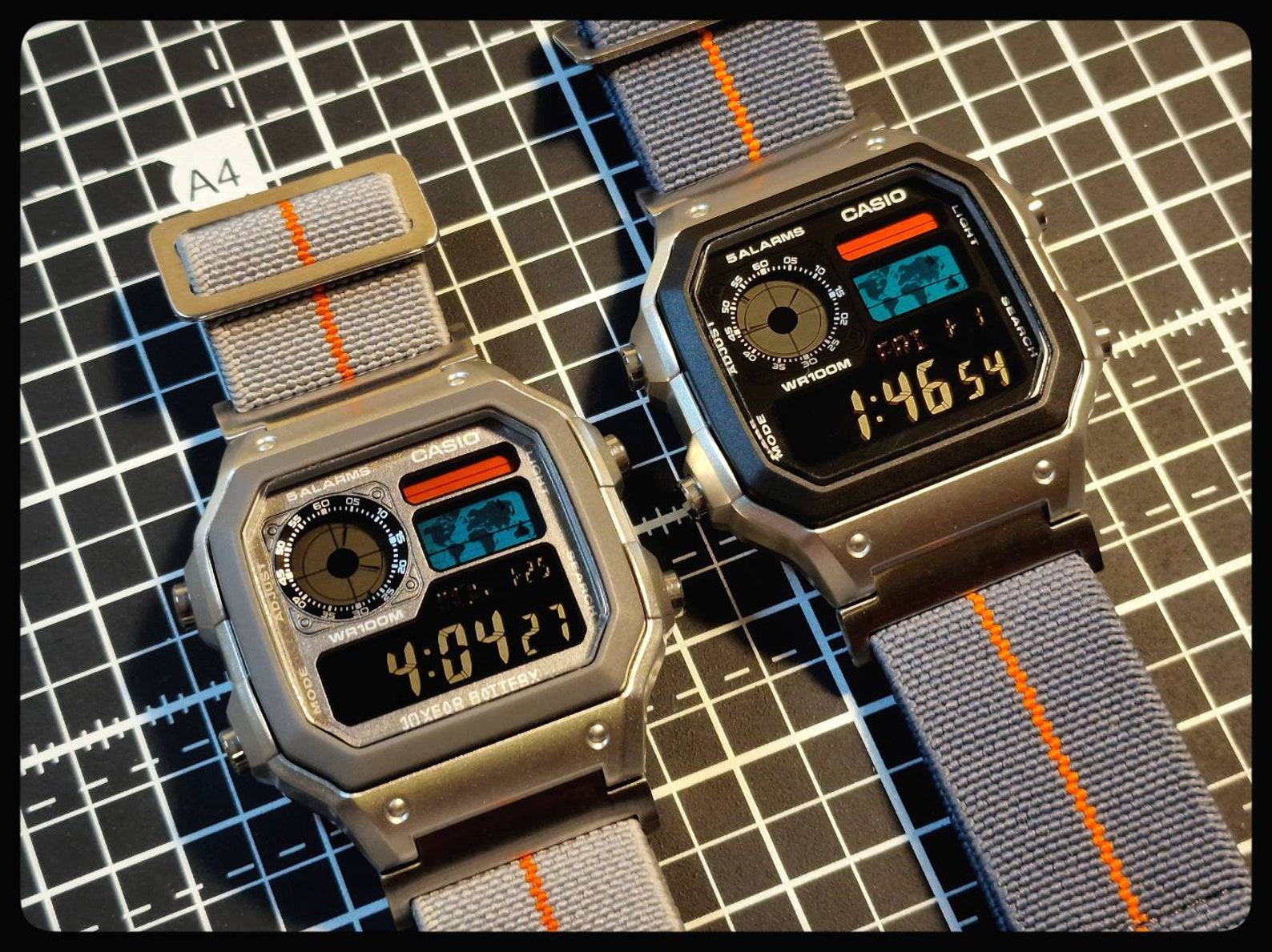 Buy Modified Casio AE-1200 Hydromod Watch Online in India - Etsy