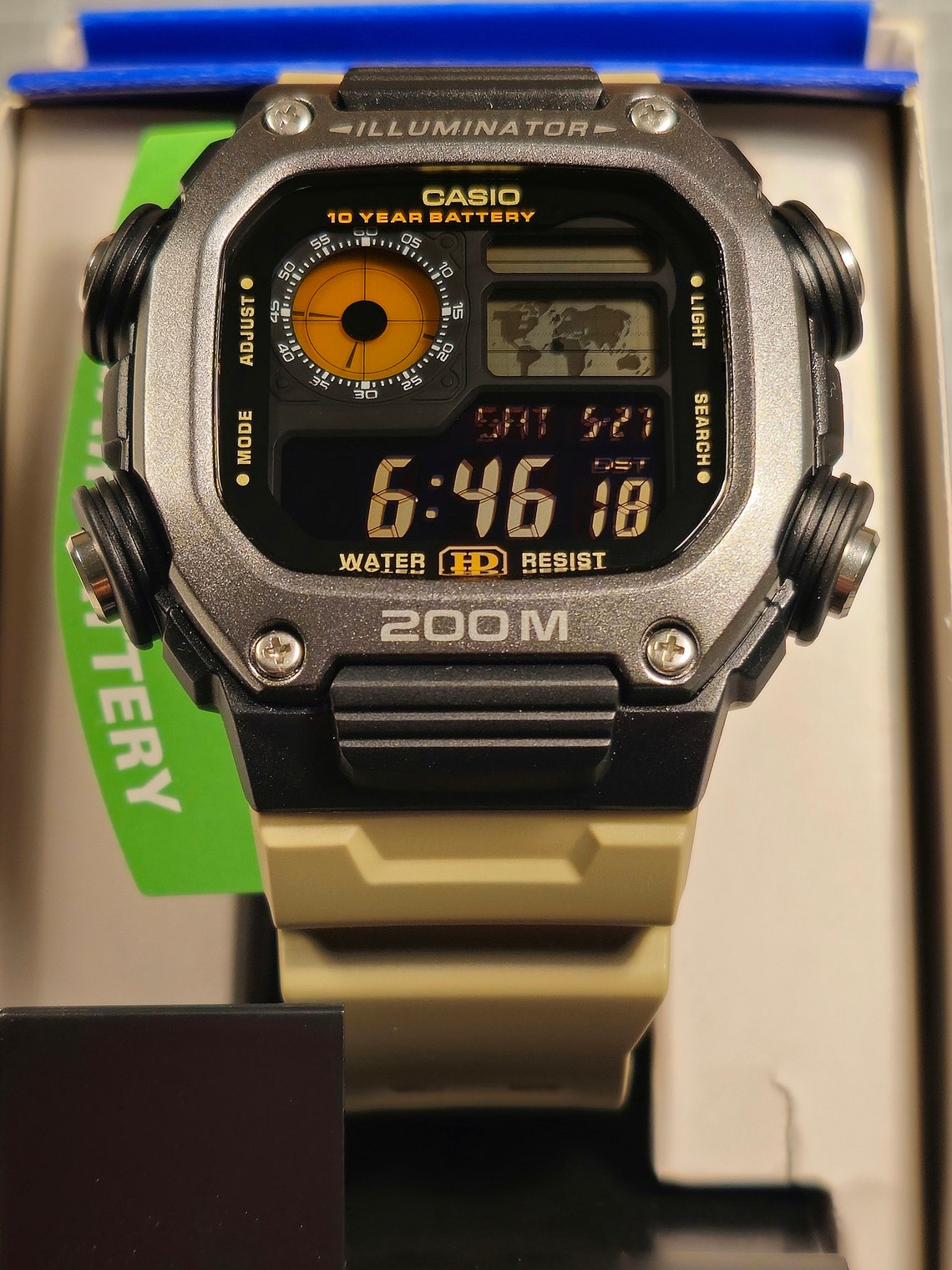 Modified Watch Based on Casio AE-1200. DW-291 'desert' Case and Strap ...