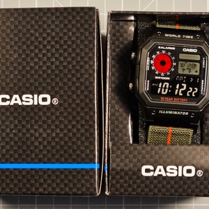 Modified Watch Based on Casio AE-1200 Ver2, Colorful Polarised LCD ...