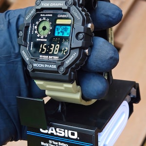 Casio AE-1200/WS-1700 Modified 'royale Beast" Watch - Desert Theme and ...