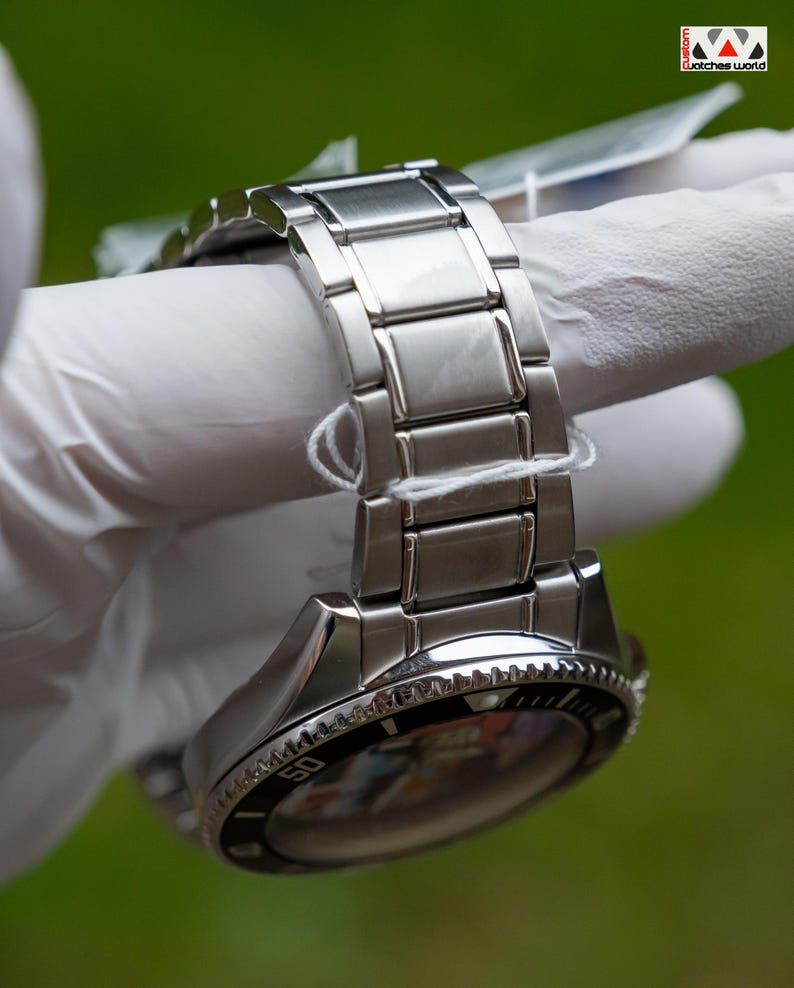Custom Casio MDV-107 Duro Watch Mod: "duro A'la Cubism" Hand Painted ...