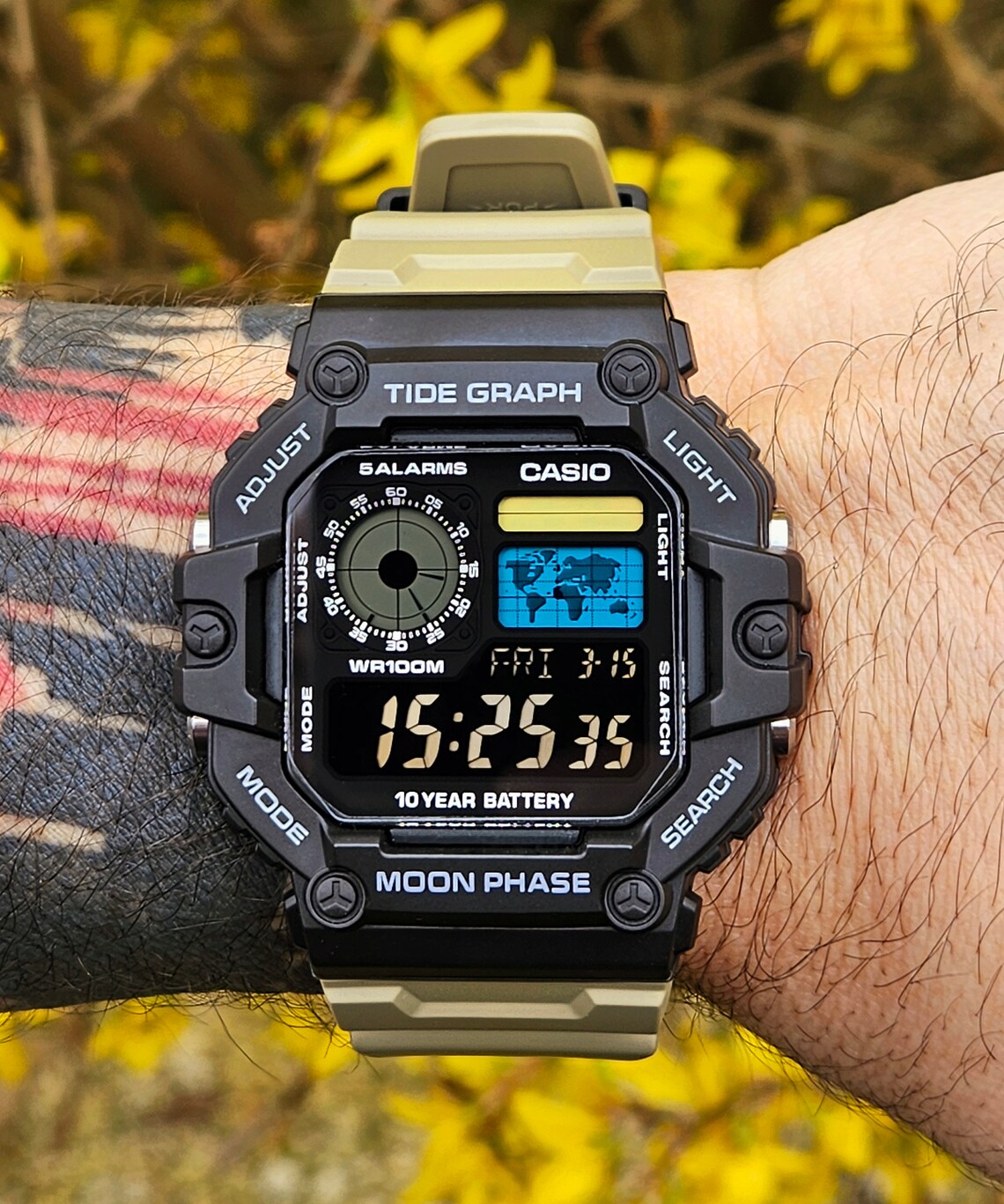Modified Watch Based on Casio AE-1200/WS-1700 - 'royale Beast" Watch ...