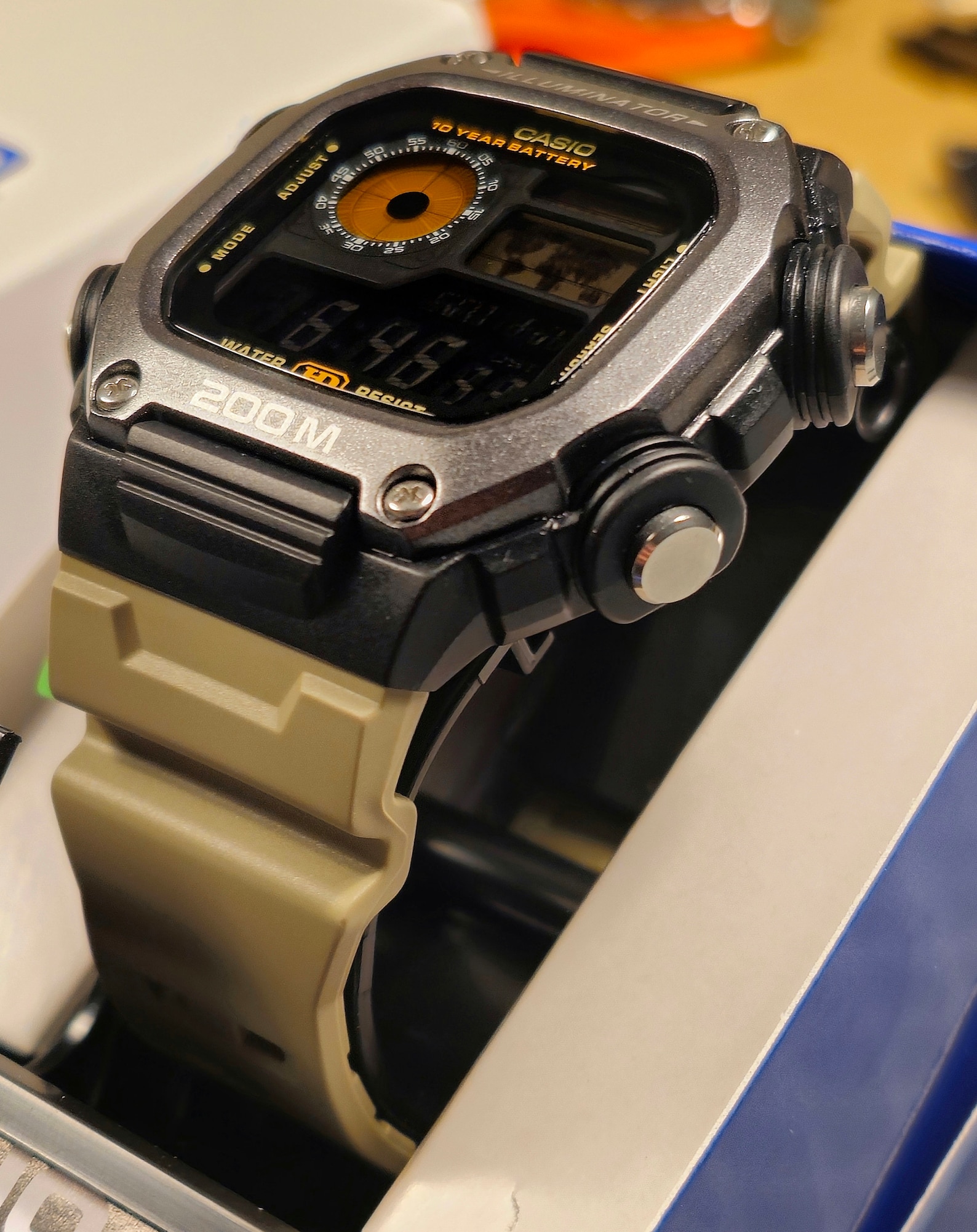 Modified Watch Based on Casio AE-1200. DW-291 'desert' Case and Strap ...