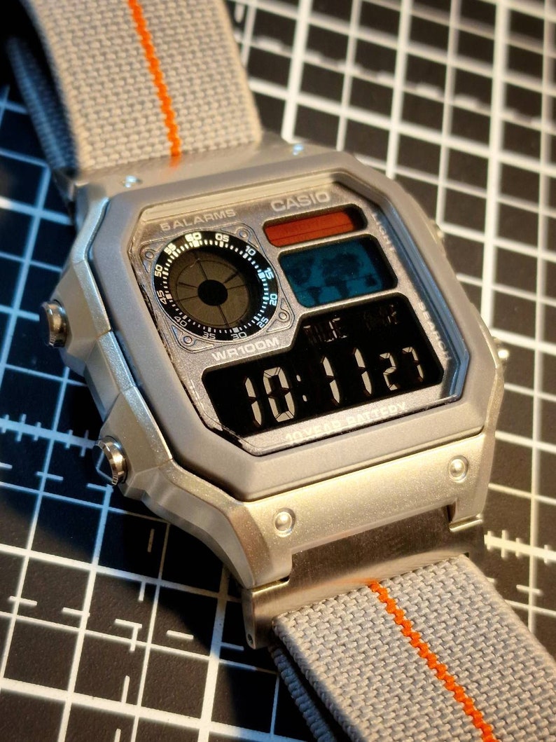 Modified Watch Based on Casio AE-1200 Hydromod Watch - Etsy