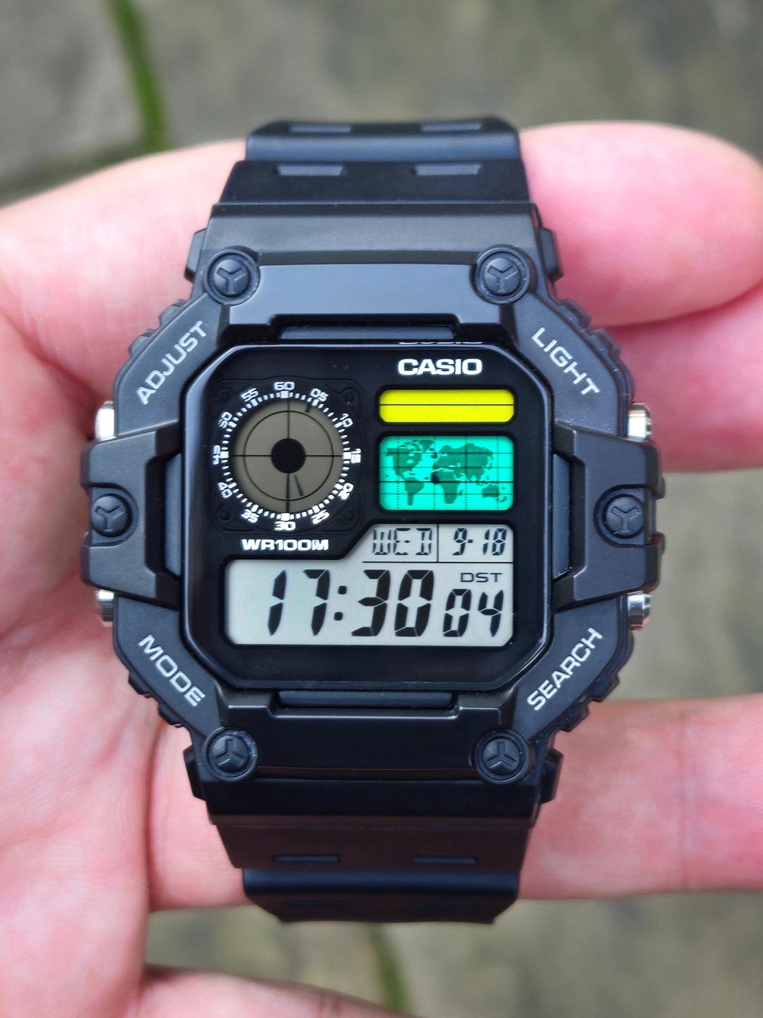 Custom Casio Royale-shock Watch AE1200 – Colored Screen, Hydromod - Etsy
