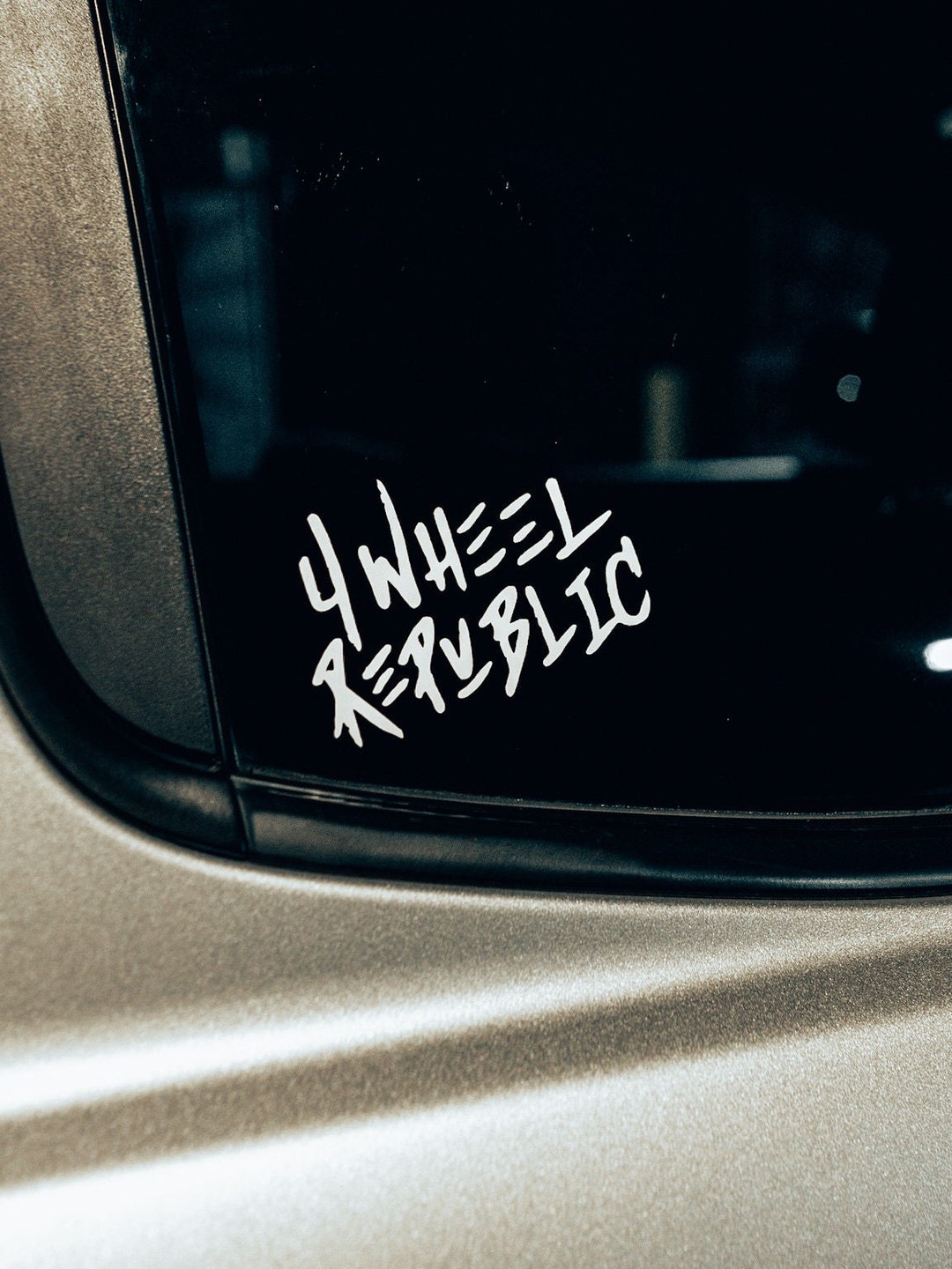 WHITE Original Logo Sticker - Etsy