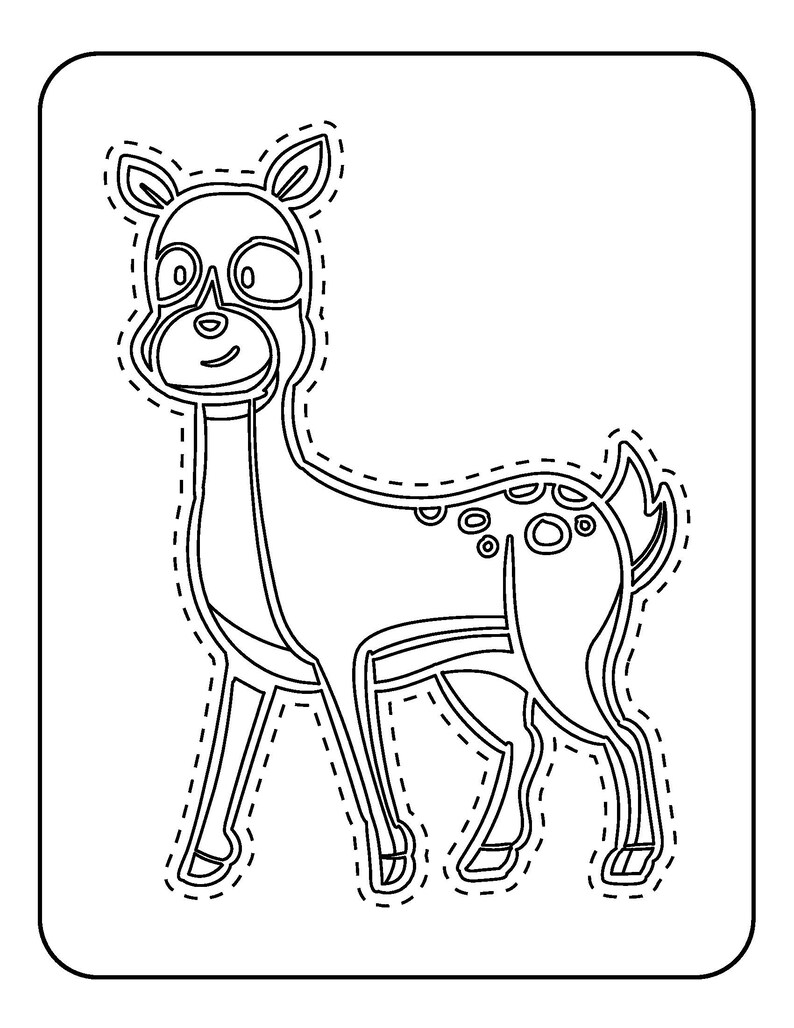 Printable Cutout Animal Coloring Book | Fun and Interactive Learning ...