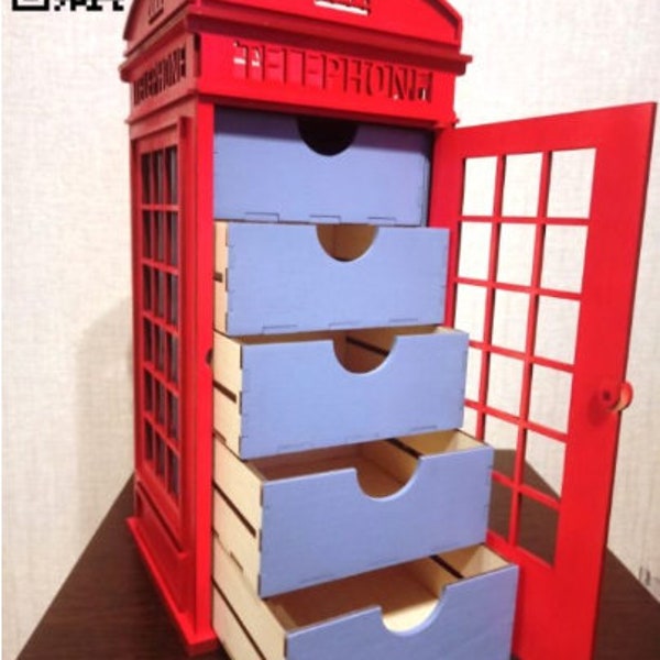 British Phone Booth - Etsy