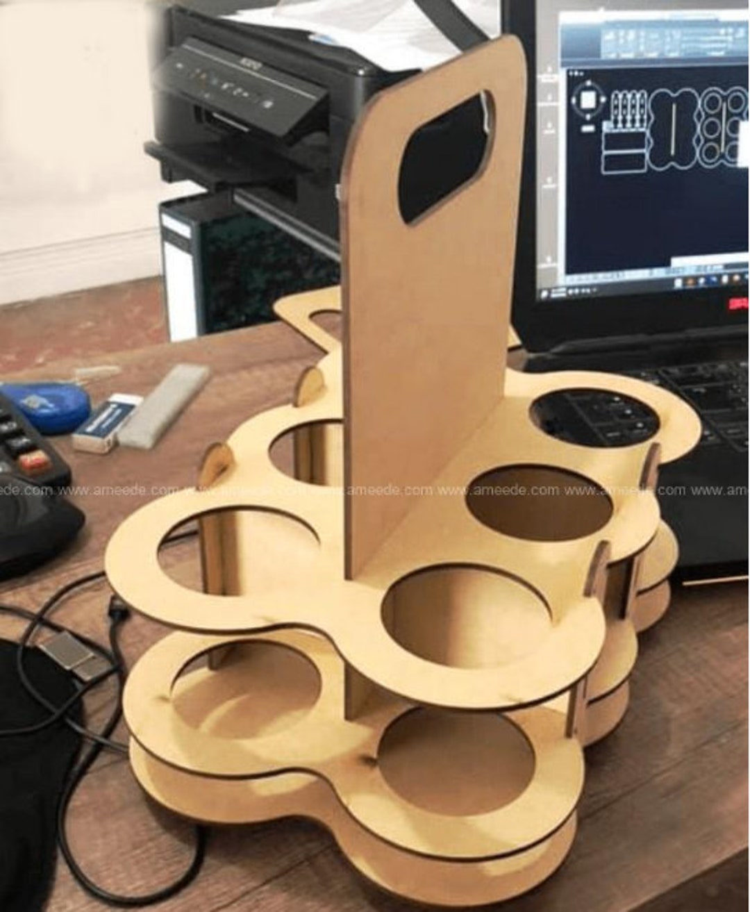 Beer Rack File Cdr and Dxf Vector Download Laser Cutting - Etsy