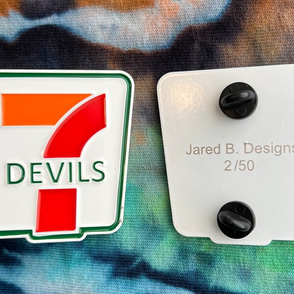 Devil Pin - Etsy