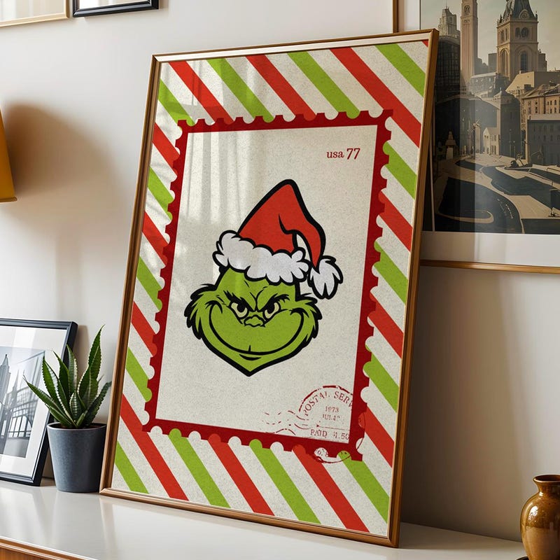 Grinch Picture Frame - Etsy