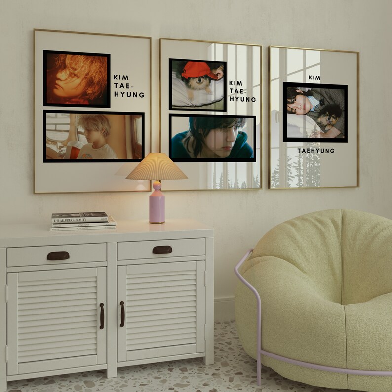 BTS Poster Set of 5 digital Download, Jungkook Calvin Klein , Aesthetic ...