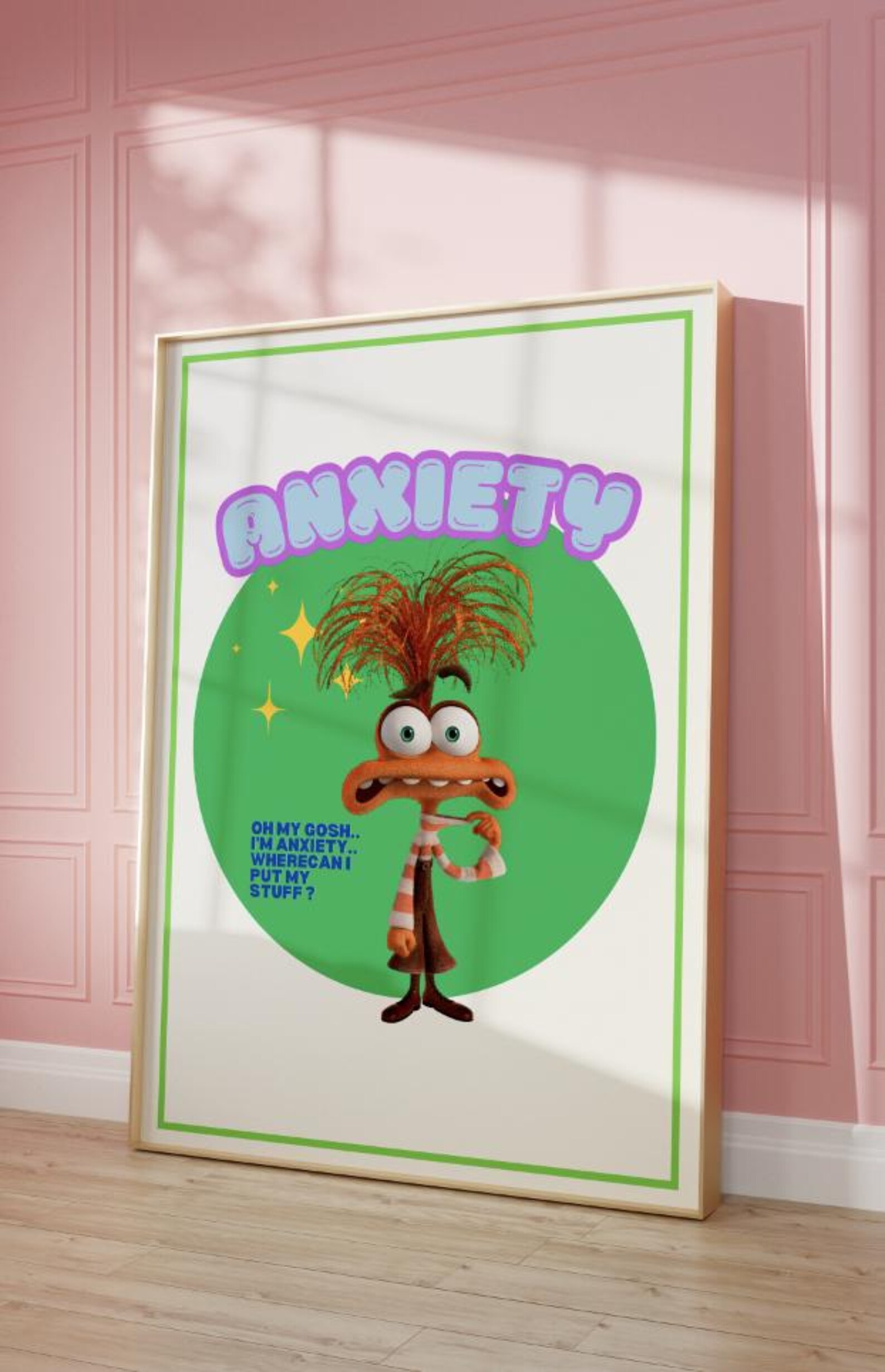 Inside Out 2 Emotion Posters, Coping Strategies, Digital Download ...