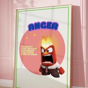 Inside Out 2 Emotion Posters, Coping Strategies, Digital Download ...
