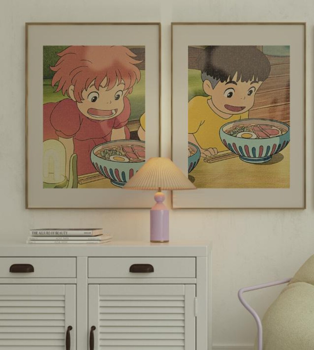 Studio Ghibli Poster, Ponyo Movie Prints, Anime Wall Art - Etsy